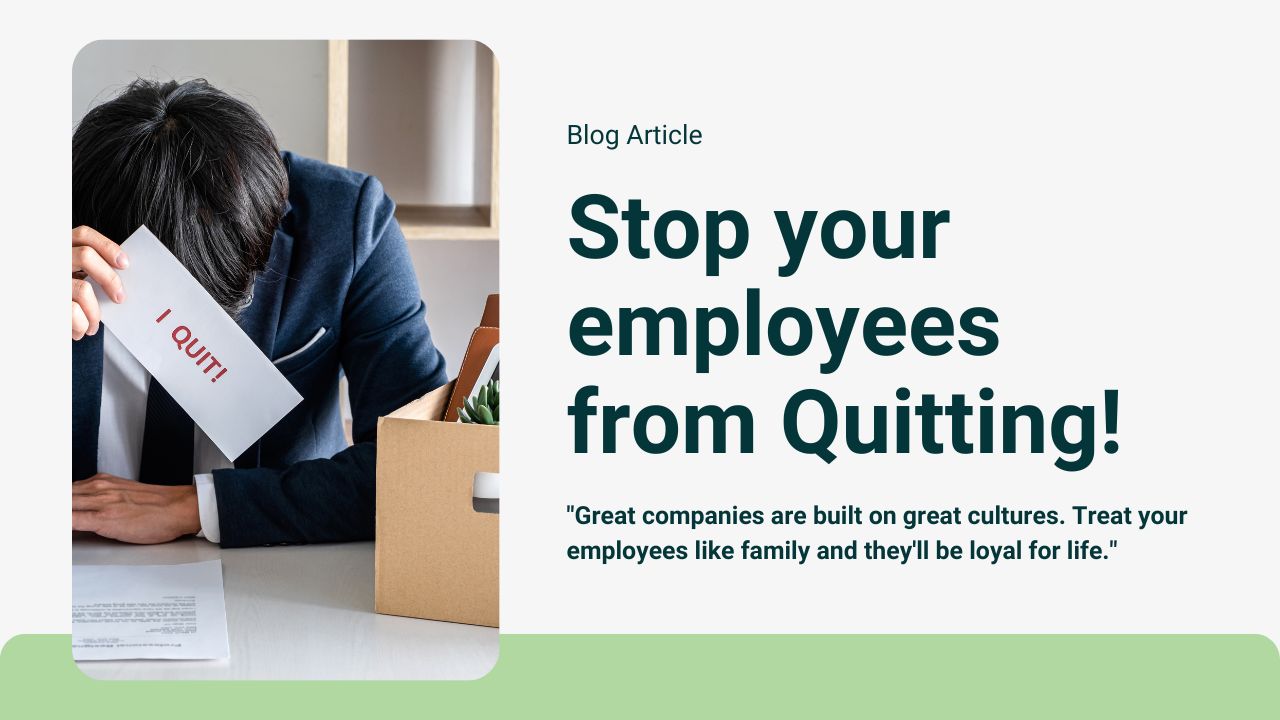 Tips by HR to stop your employees from leaving